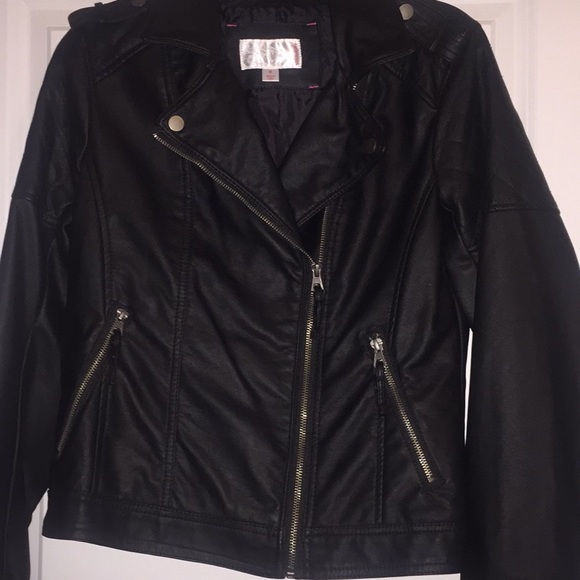 Xhilaration | Jackets & Coats | Black Faux Leather Jacket | Poshmark